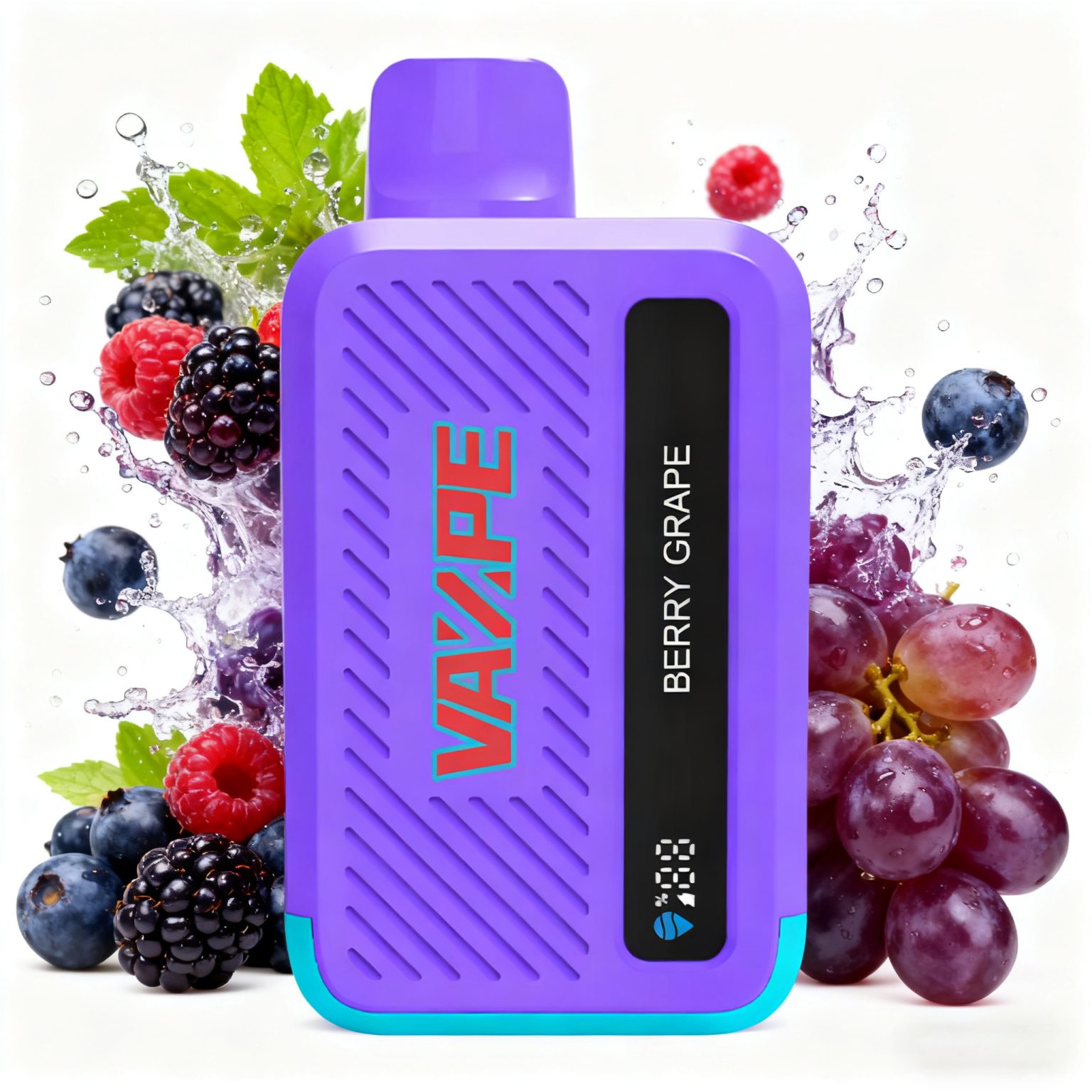 VAZPE Cool Bar 20000 Puffs Disposable Vape - Berry Grape - VAZPE